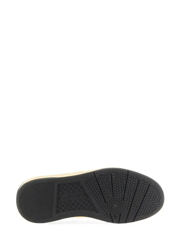 LANVIN Paneled Mesh, Suede, And Nappa Leather Sneakers - Multicolor
