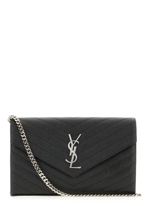Saint Laurent Clutch With Chain - Multicolor