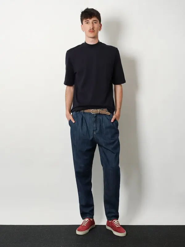 Brunello Cucinelli Cotton T-shirt - Blue