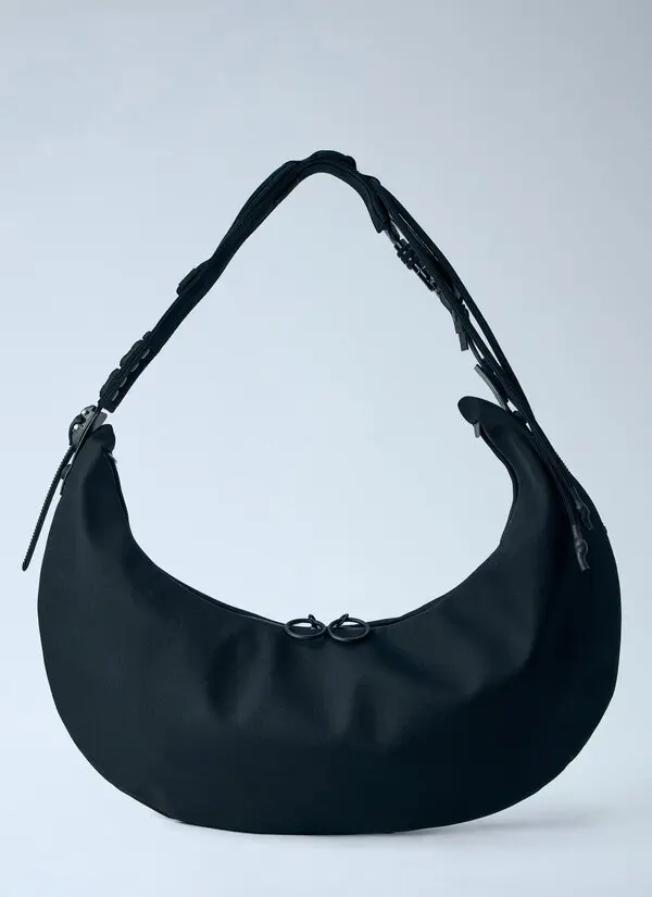 INNERRAUM Object Hm3 Half Moon Bag - Black