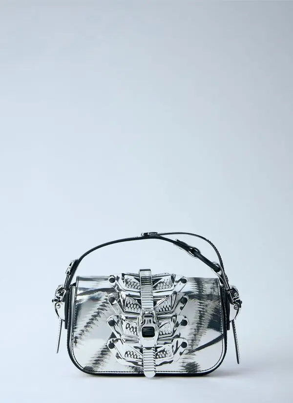 INNERRAUM Object C02 Handbag With Geometric Metallic Embellishments