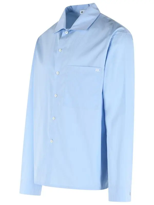 JIL SANDER Light Cotton Shirt - Blue