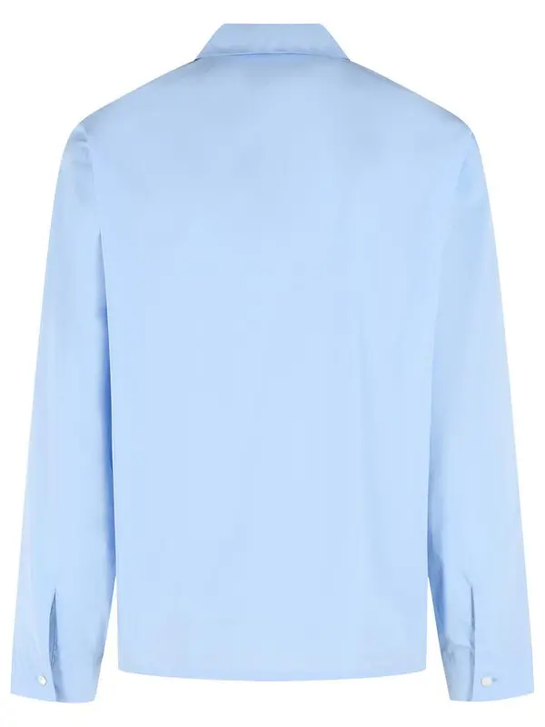 JIL SANDER Light Cotton Shirt - Blue