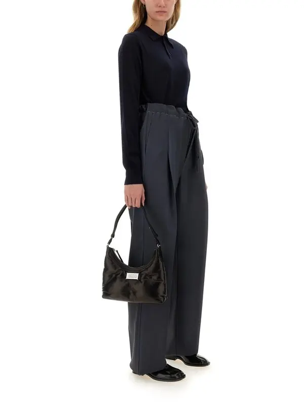 MAISON MARGIELA Wool And Mohair Overdyed Trousers - Gray