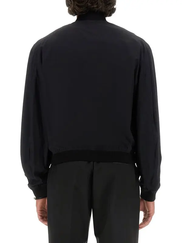 Versace Reversible Baroque Sea Bomber Jacket - Multicolor