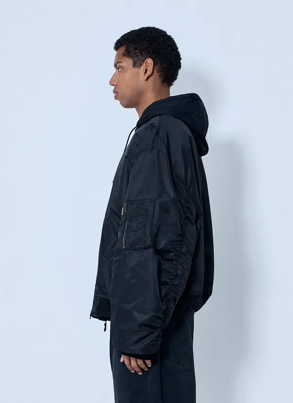 Balenciaga Hooded Bomber Jacket
