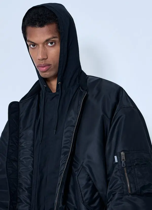Balenciaga Hooded Bomber Jacket