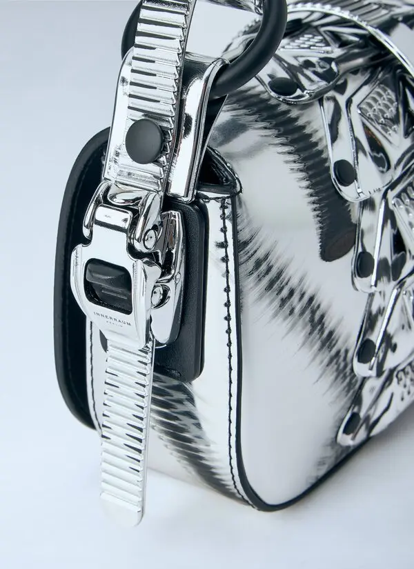 INNERRAUM Object C02 Handbag With Metallic Embellishments