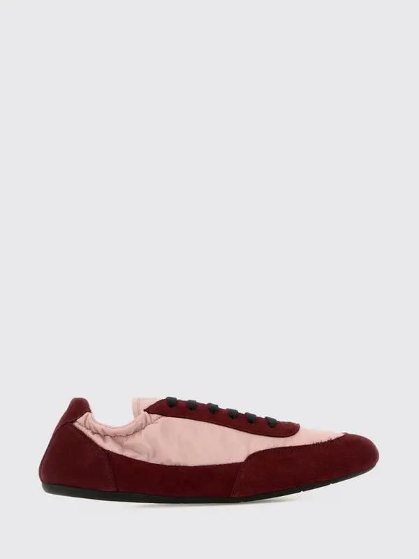 Prada Suede And Re-nylon Sneakers - Pink