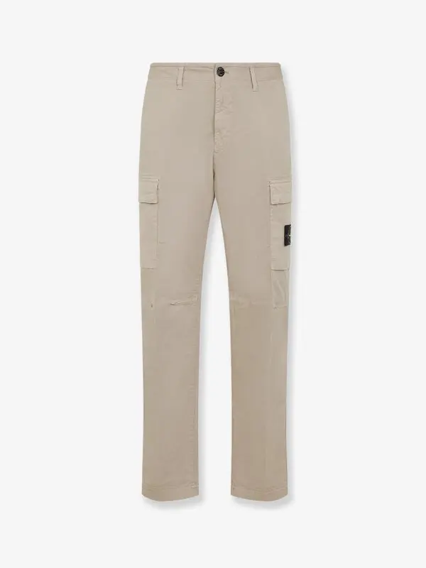 Stone Island Organic Cotton Cargo Trousers