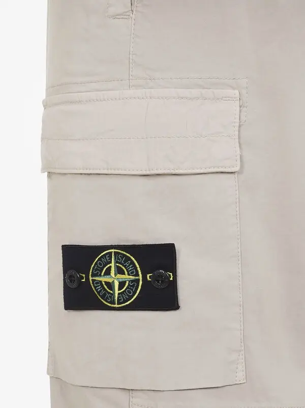 Stone Island Organic Cotton Cargo Trousers - Multicolor
