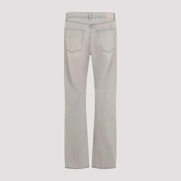 Our Legacy First Cut Jeans Olive Breeze Wash Grey - Multicolor