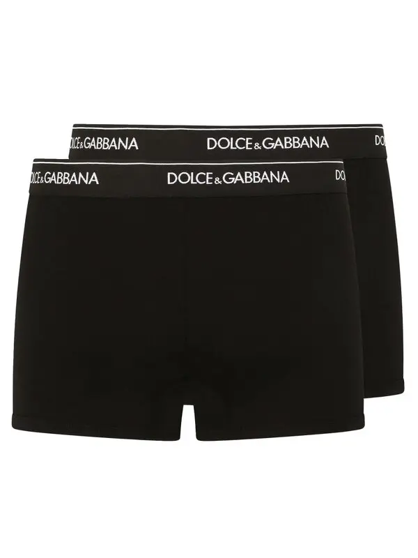 Dolce & Gabbana Bi-pack Boxer Regular - Black