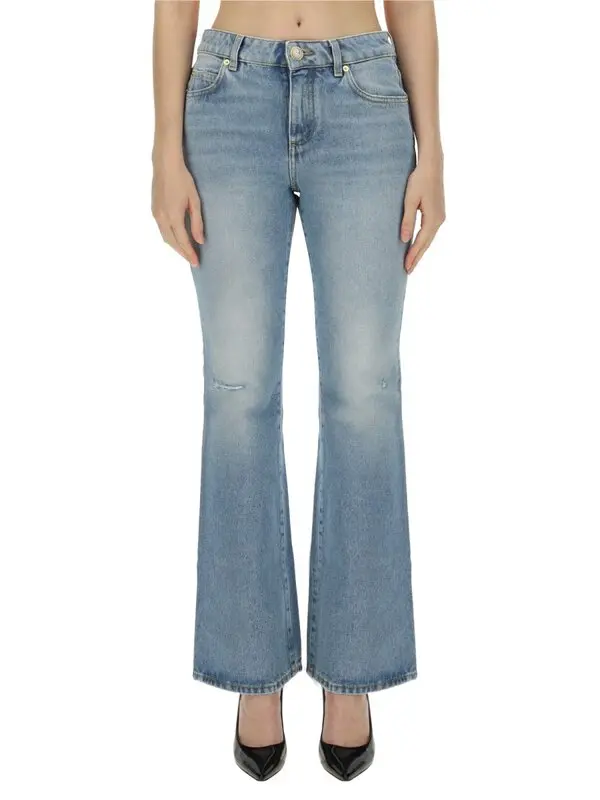 Balmain Flare Fit Jeans - Blue