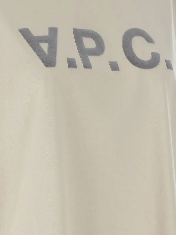 A.p.c. Oversize Grand Vpc Cotton T-shirt - Cream