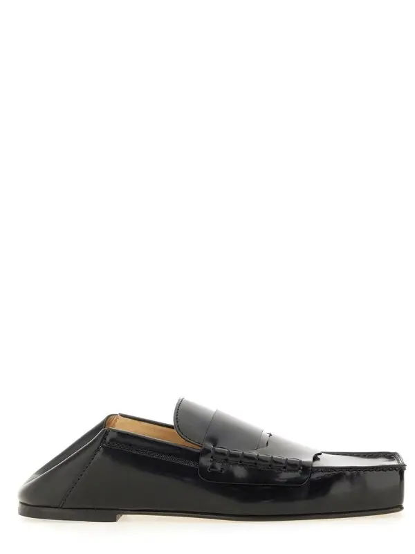 Jacquemus Moccasin Carre Loafers - Black