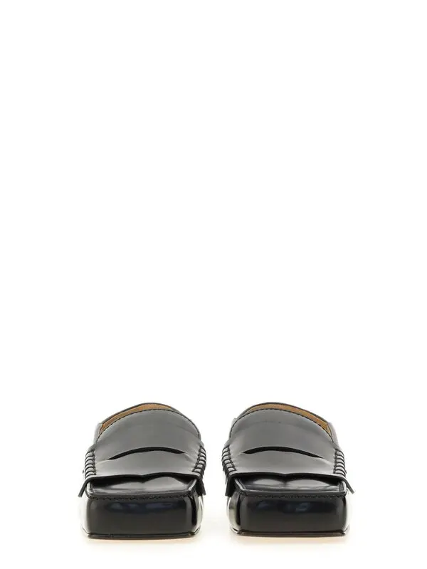 Jacquemus Moccasin Carre Loafers - Black