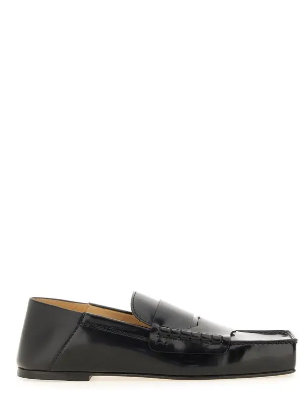 Jacquemus Moccasin Carre Loafers - Black