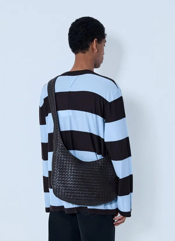 Bottega Veneta Medium Intrecciato Hobo Bag - Brown
