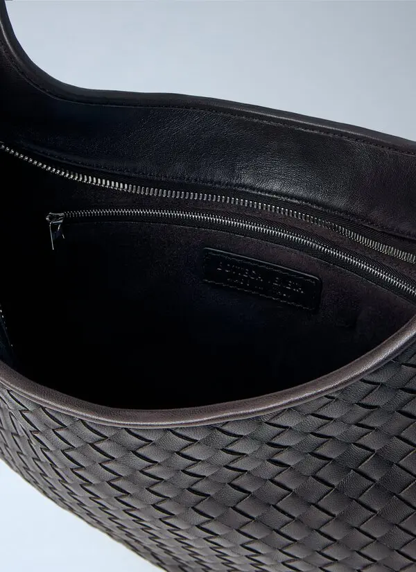 Bottega Veneta Medium Intrecciato Hobo Bag - Brown