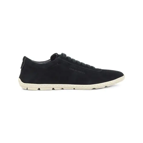 Giorgio Armani Goat Leather Lace-up Sneakers