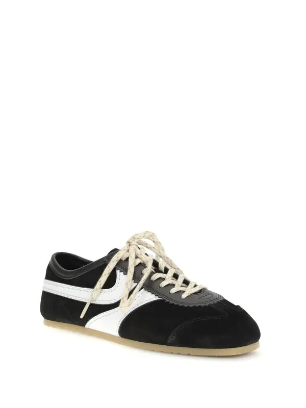 Dries Van Noten Suede Sneakers - Black