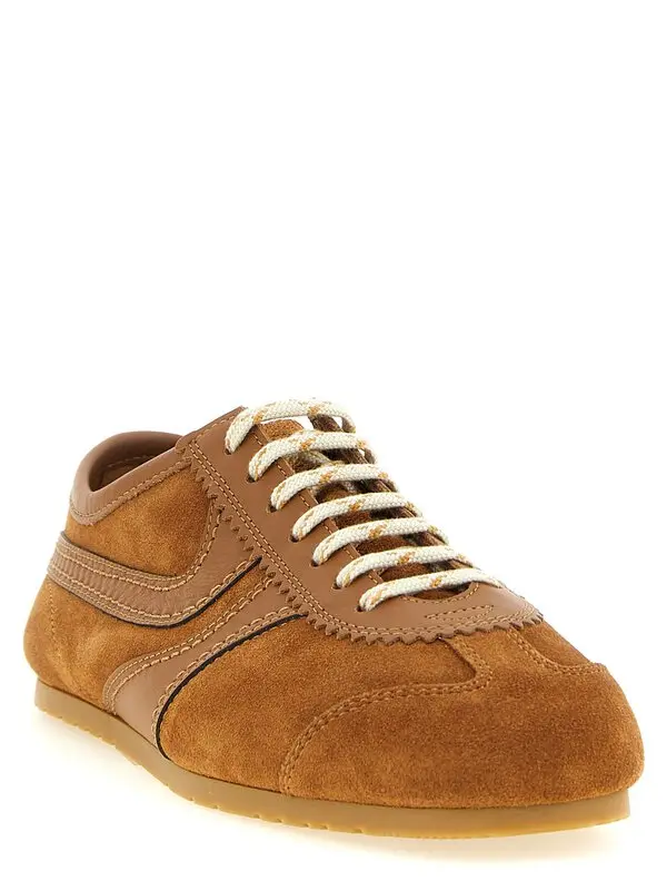 Dries Van Noten Suede Sneakers - Brown