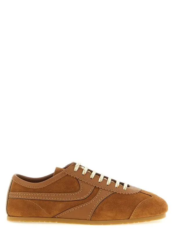 Dries Van Noten Suede Sneakers - Brown