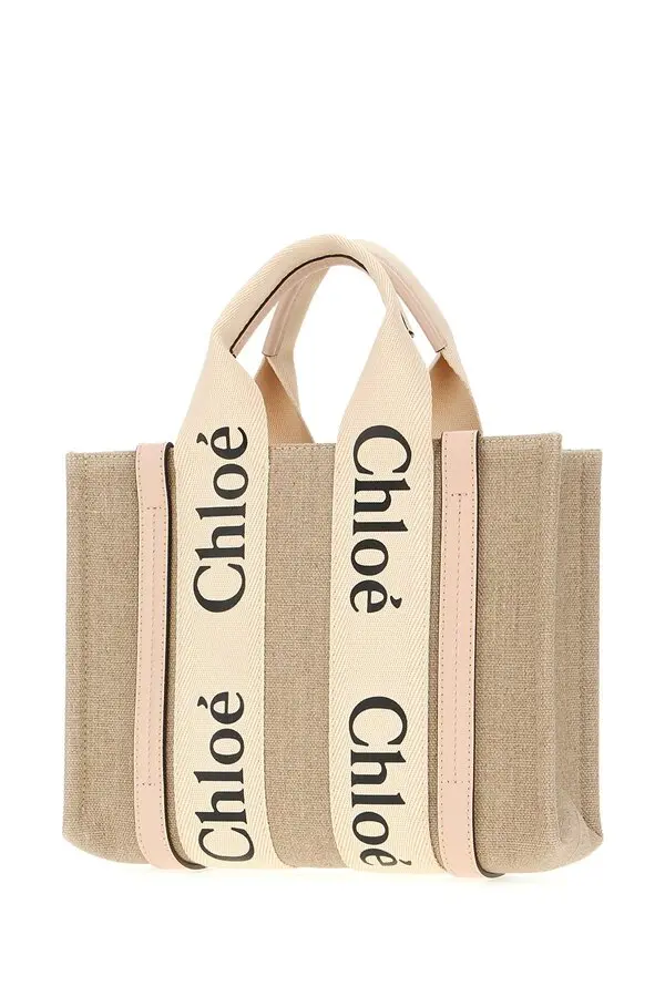 Chloé Canvas And Leather Tote Bag - Multicolor