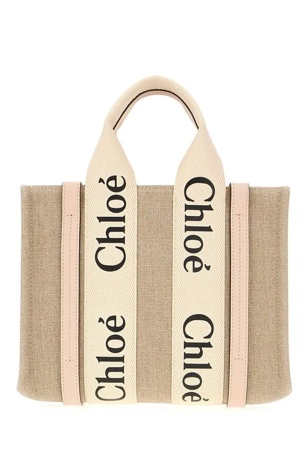 Chloé Canvas And Leather Tote Bag - Multicolor