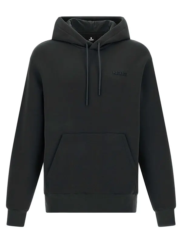 Mackage Krystian Cotton Blend Hoodie With Silicone Logo