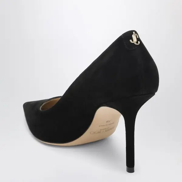 JIMMY CHOO Love 85 Suede Pumps - Black