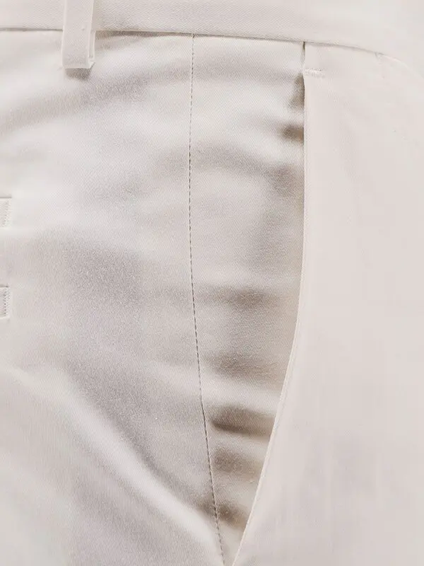 BOSS Cotton And Silk Blend Trousers