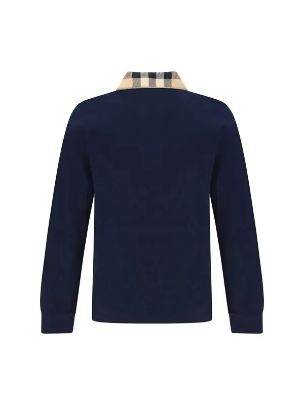 Burberry Cody Long Sleeve Cotton Polo