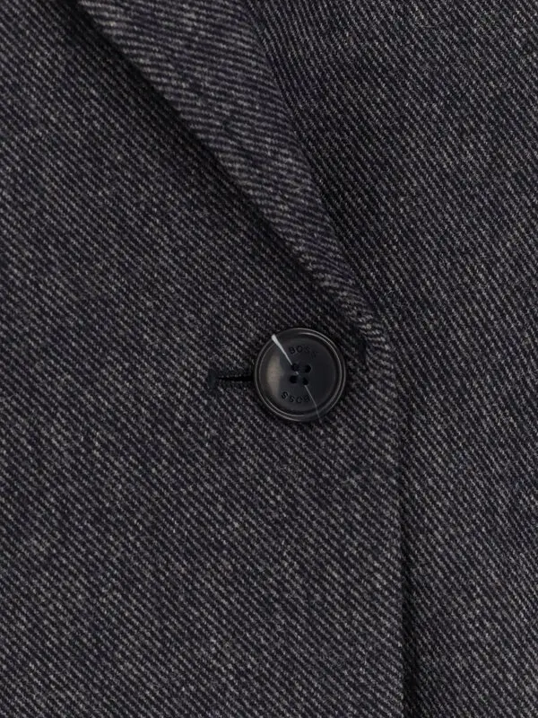 BOSS Jafleni Double-breasted Wool Blend Blazer