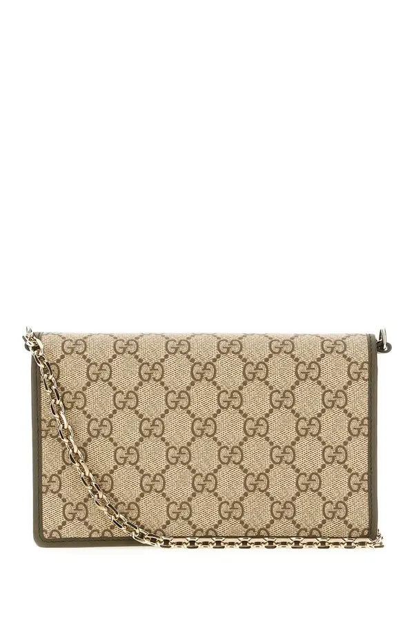 Gucci Monogram Chain Wallet - Multicolor
