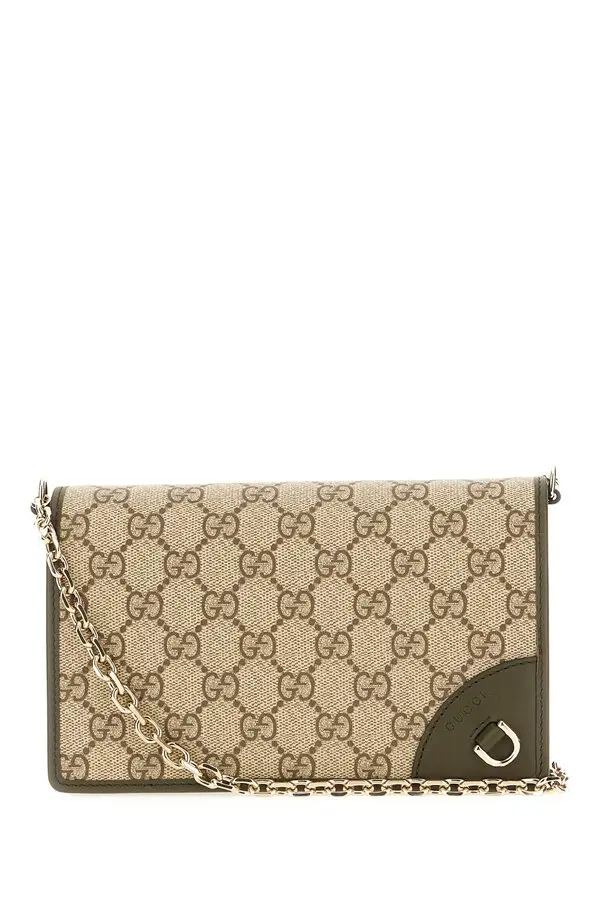 Gucci Monogram Chain Wallet