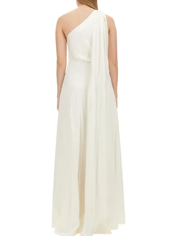 Max Mara Pamela One-shoulder Silk Gown