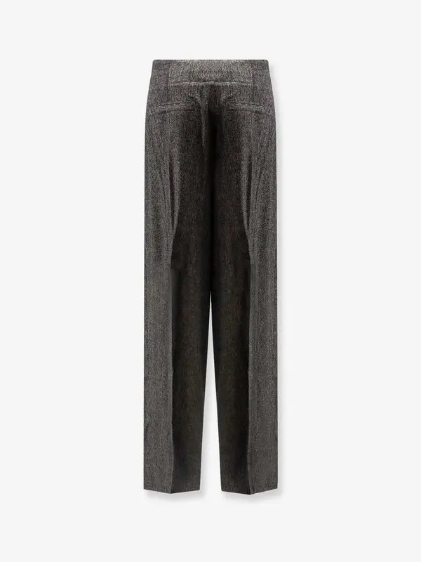 BOSS Telda Viscose And Virgin Wool Trousers