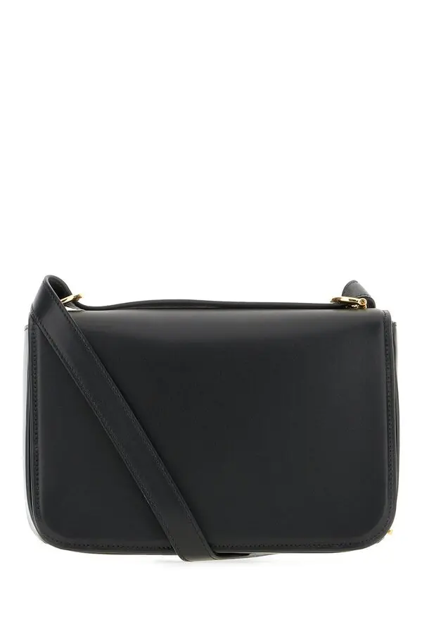Gucci Black Leather Crossbody Bag With Gold Tone Horsebit Detail - Multicolor