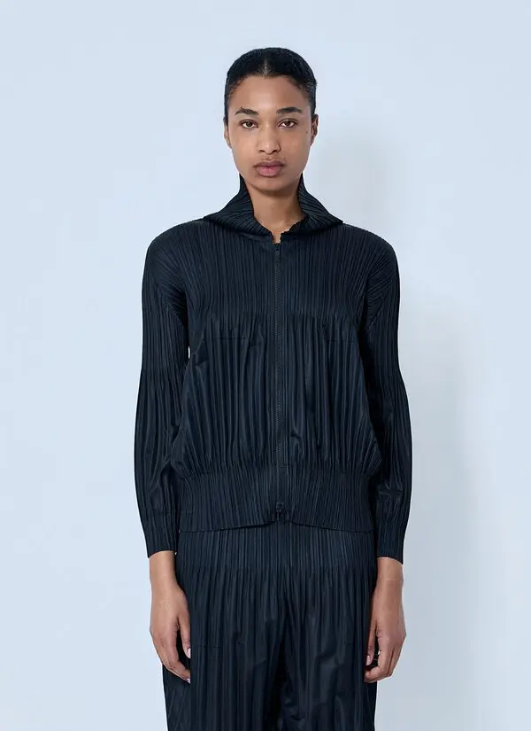 Issey Miyake Zip-up Pleated Jacket