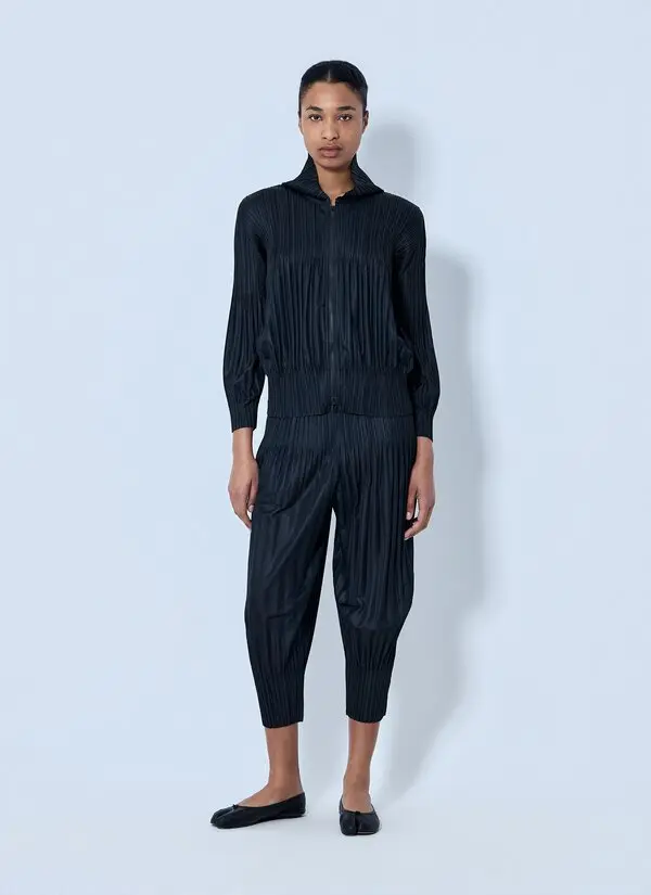 Issey Miyake Zip-up Pleated Jacket