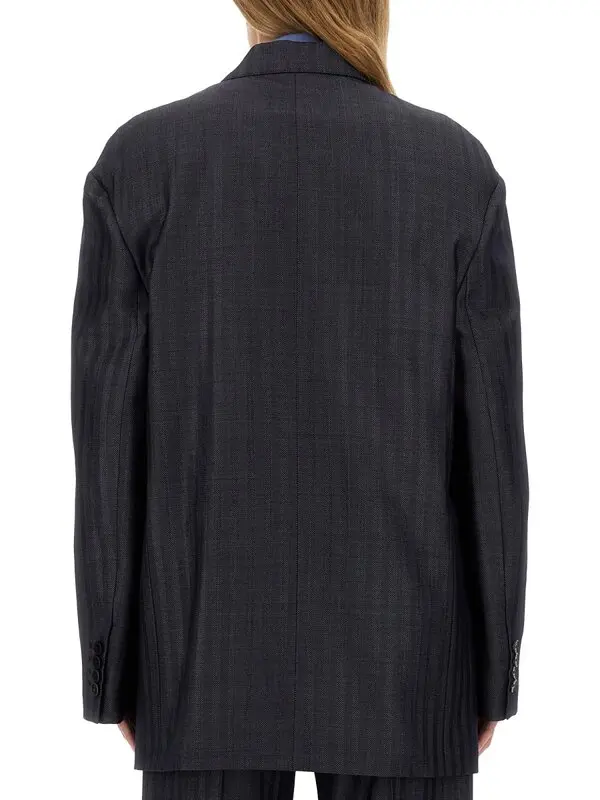 Etro Pegasus Buttoned Over Jacket - Gray