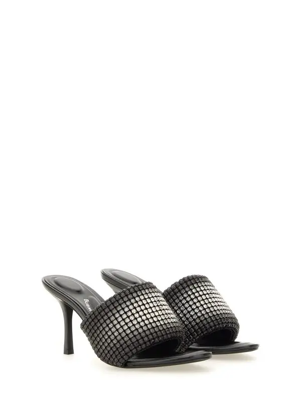 Alexander Wang Sabot Heiress Mules - Black