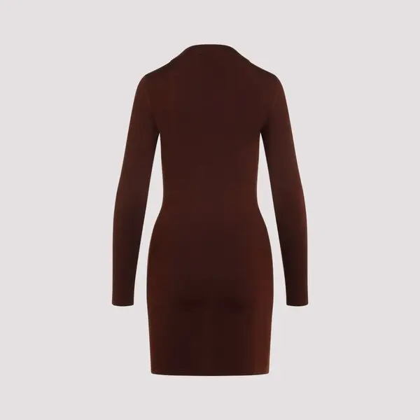 Saint Laurent Viscose Mini Dress