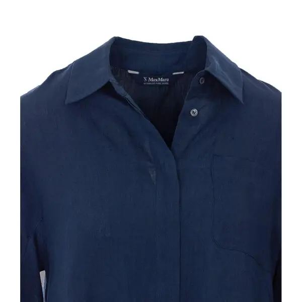 Max Mara Linen Shirt - Blue