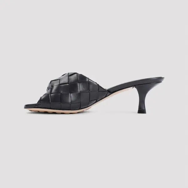 Bottega Veneta Lamb Leather Blink Mules - Black