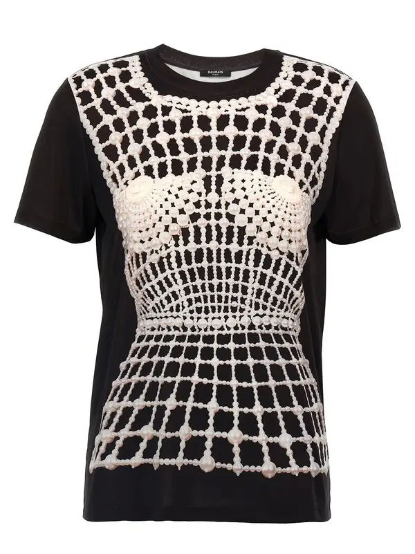 Balmain Trompe-l'œil T-shirt - Black