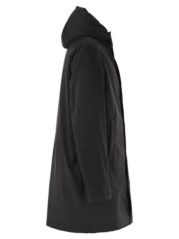 Herno Hooded Padded Parka - Black