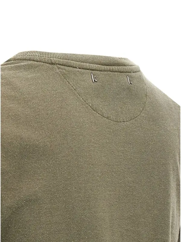 GOLDEN GOOSE Doris T-shirt With Distressed Logo Detail